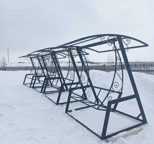 Садовые качели кованные