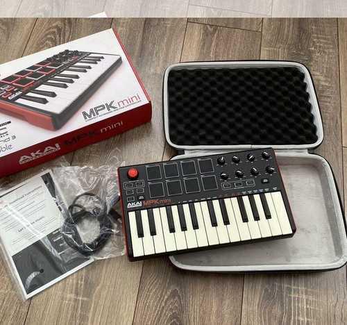 Akai mpk mini миди клавиатура