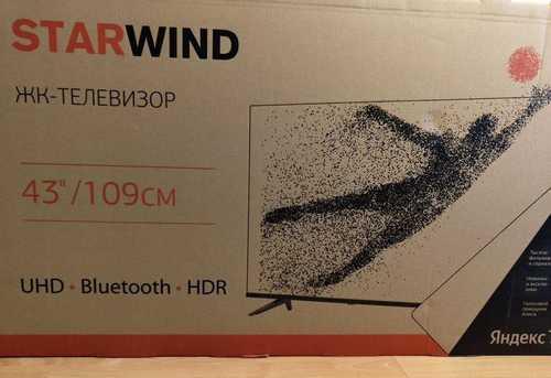 Телевизор starwind 43" UHD 4K чек