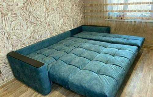 Угловой диван Такхо с удлиненной оттоманкой
