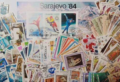 Почтовые марки СССР, Куба, Вьетнам, Северная Корея