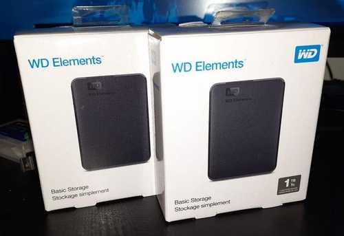 Внешний жесткий диск wd elements 1tb