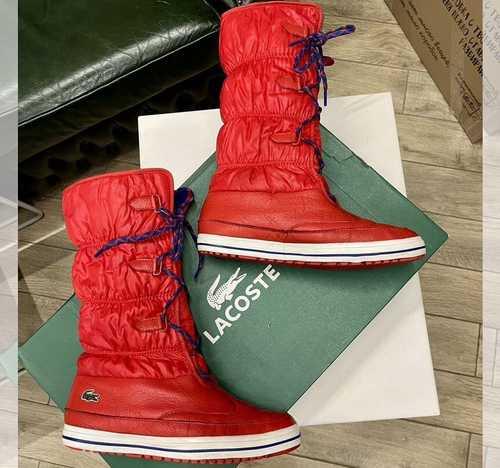 Дутики сапоги Lacoste 38,5 Италия