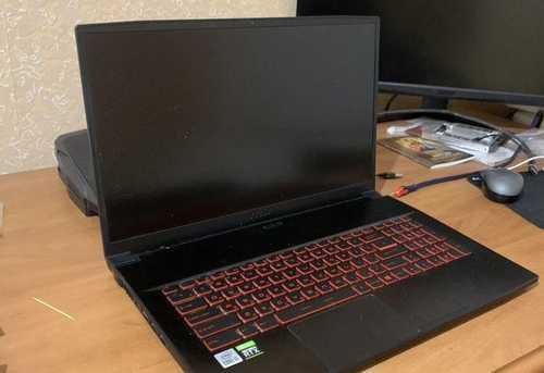 Игровой ноутбук msi rtx 3050