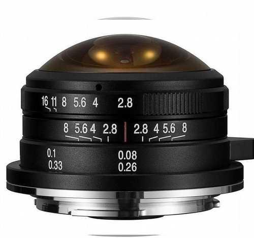 Laowa 4mm f/2.8 Fisheye для Canon EF-M новый