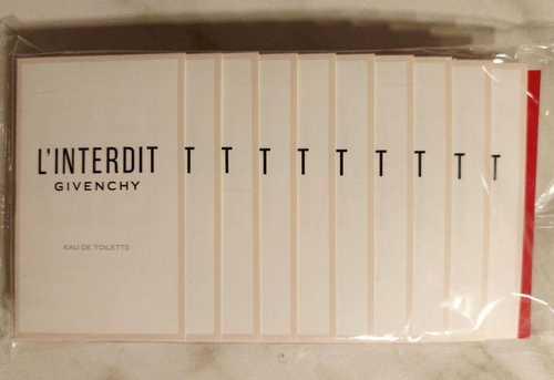 Семплы givenchy l'interdit eau DE toilette