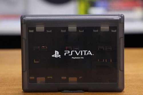 Футляр Hori для 12 игровых флэшкарт черный PS Vita