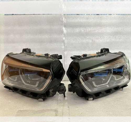 BMW G05 G06 Laser Chrome line Хром комплект фар