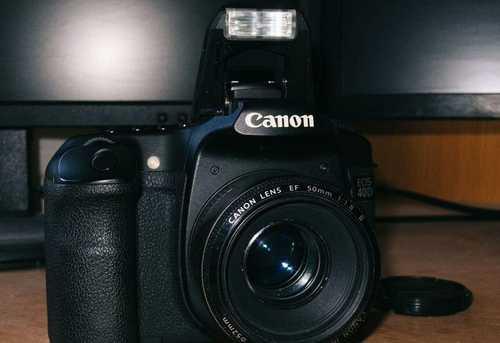 Фотоаппарат canon 40d + canon 50mm 1.8 ii