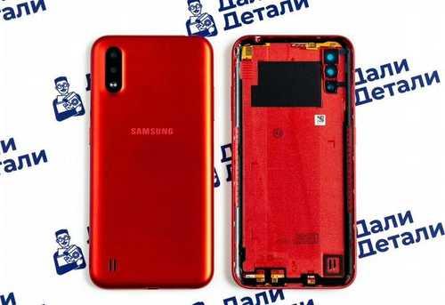 Задняя крышка для Samsung A01/A015 Красный