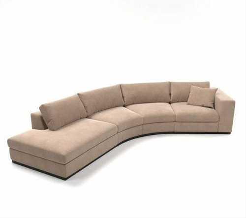 Полукруглый диван