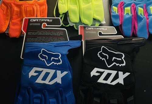 Перчатки велосипедные fox разные размеры