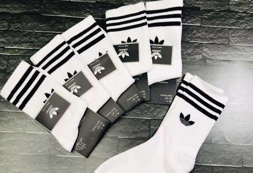 Носки adidas высокие белые