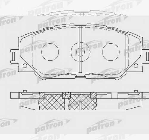 Patron PBP1891 Колодки тормозные дисковые