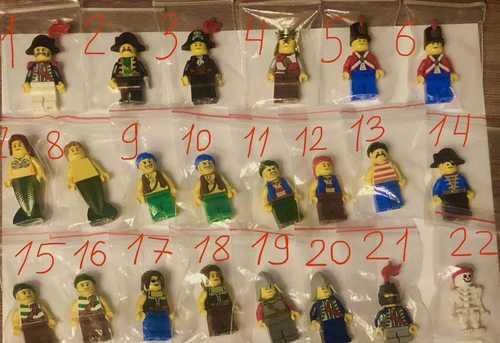 Lego pirates фигурки