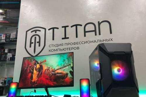 Игровой пк Титан Ryzen 5 1600 + SSD + GTX 1070 8Gb