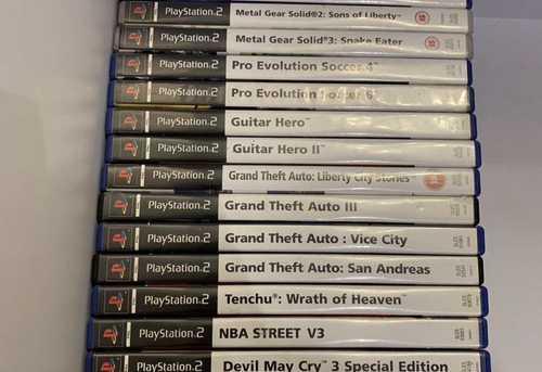 Игры для PlayStation 2 лицензия в ассортименте