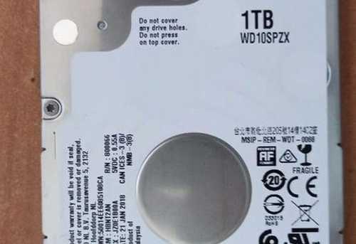 Hdd 1 tb WD для ноутбука