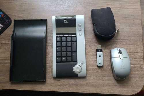 Беспроводная клавиатура и мышь logitech