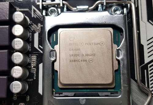 Материнская плата asrock h110m-dvs + Intel Pentium