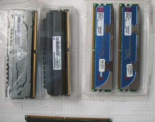 DDR4-3200 Patriot Viper 8GB;DDR4-3000 4GB; DDR2