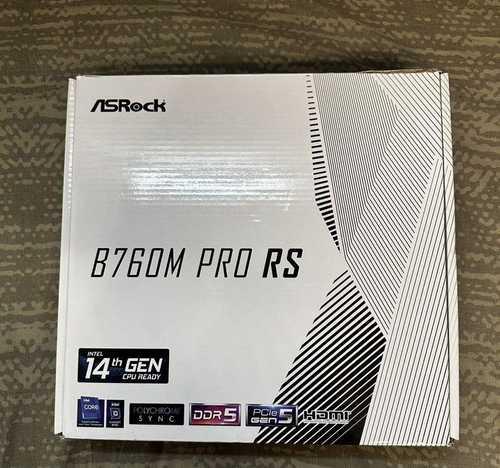 ASrock b760m pro rs DDR5 (новая)