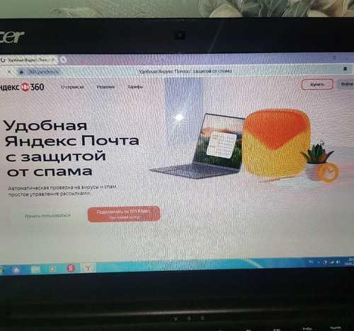 Ноутбук acer для работы, учебы, дачи