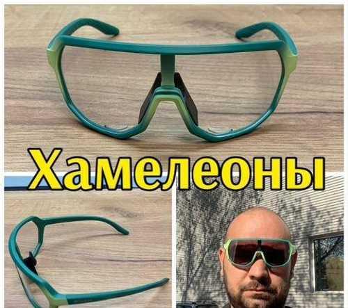 Велоочки Scvcn. Зелено - Салатовые. Нижний обдув