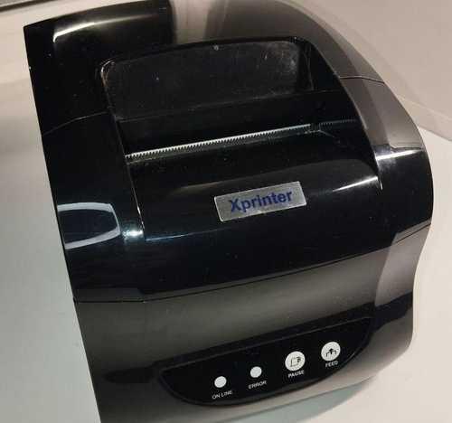 Термопринтер xprinter 365b   этикетки и пакеты