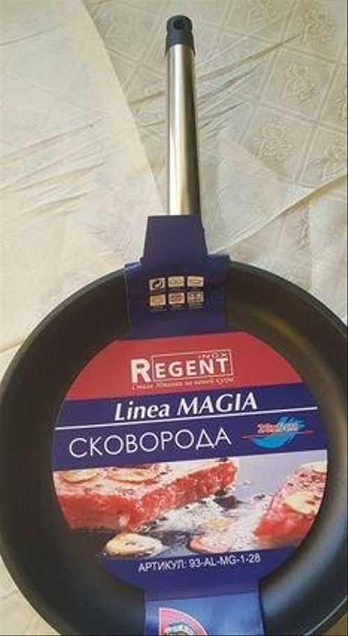 Сковорода Regent inox, а/п покрытие, литая, 28 см