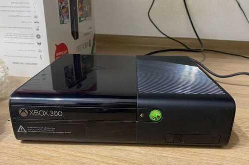 Xbox 360 250gb + 2 геймпада + игры + Kinect