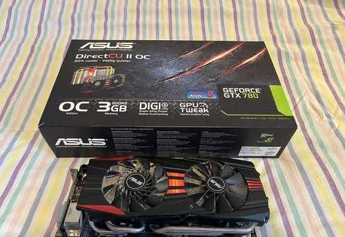 Видеокарта asus GTX 780 DirectCU II OC 3gb