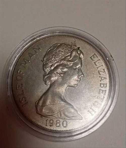 Монета юбилейная 1 крона 1980 года
