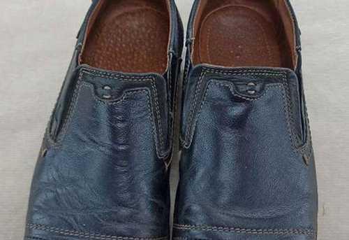 Мужские ботинки кожаные осень лето 40 размер
