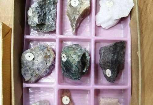 Камни и минералы коллекция (учебная) СССР