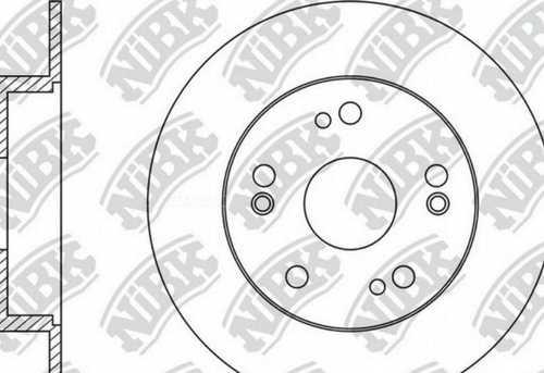 Nibk RN1409 Диск тормозной зад