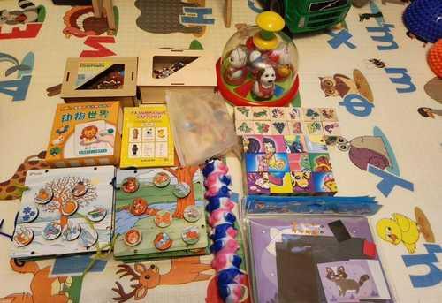 Детские игрушки книжки развивающие наборы