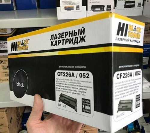 Картридж Hi-Black (HB-CF226A/CRG-052) для HP, 3,1K