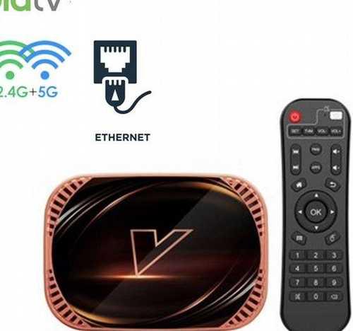 Смарт тв приставка на андроид Vontar X4 android tv