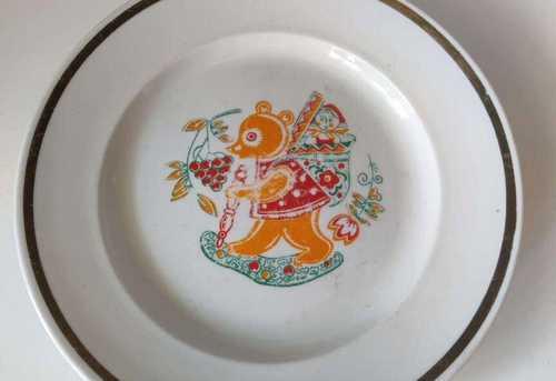 Коллекционная тарелка Маша и медведь