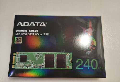 Новый SSD adata SU650 Ultimate 240Gb