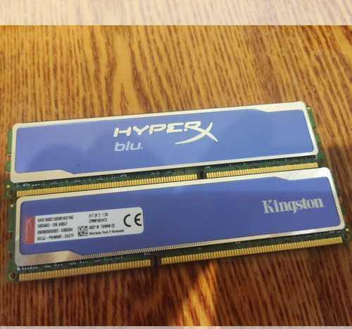 Память Kingston DDR3 2x8Gb 1600MHz