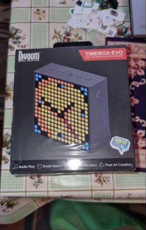 Портативная колонка divoom Timebox-Evo black