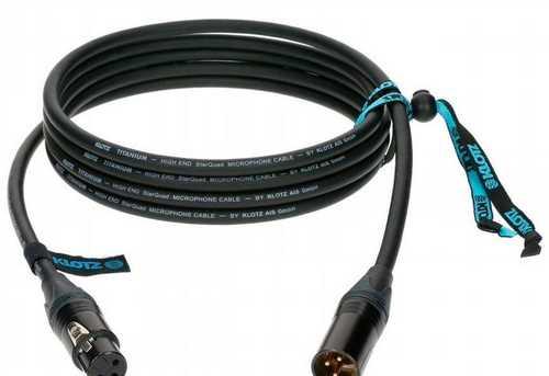 Микрофонный кабель Klotz titanium StarQuad TI-M050