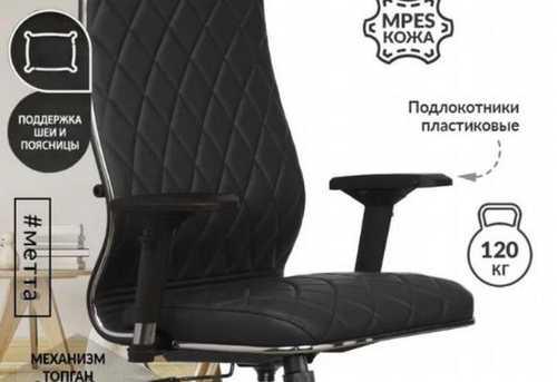 Компьютерное кресло метта L 1m экокожа, черный