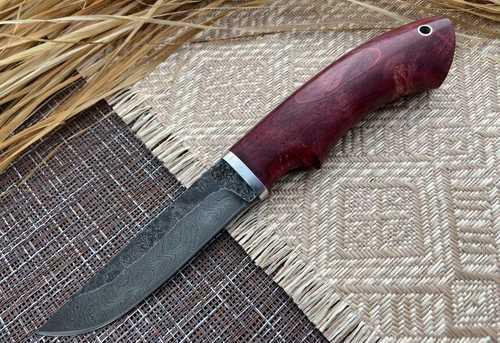 Универсальный охотничий нож из дамасской стали