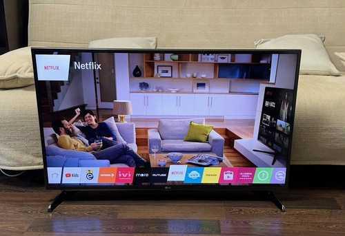 LG 43" SMART TV web OS, Wi Fi, Miracast