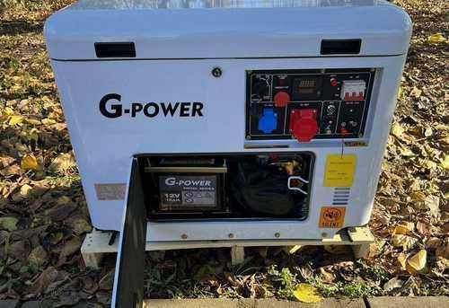 Генератор дизельный 8 kw g-power