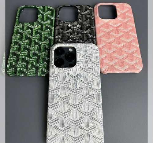 Чехол для iPhone Goyard с защитой камеры