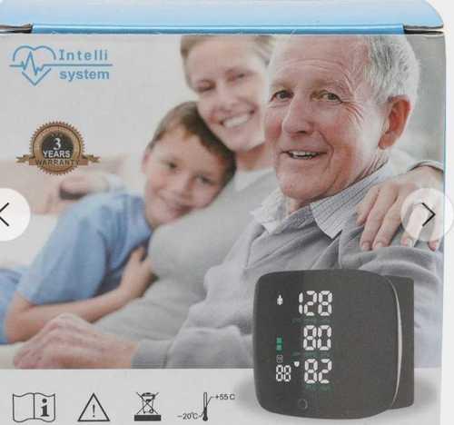 Цифровой тонометр USB, монитор давления Цв.Черный